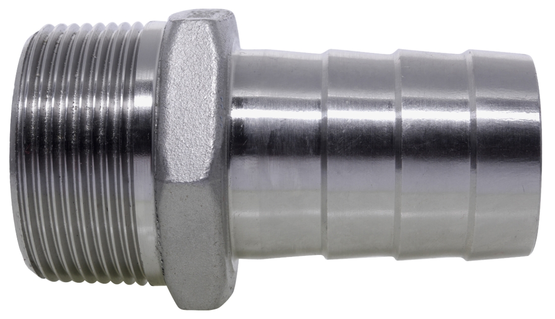 BSPT Threaded Hosetail 150LB 316 Stainless Steel - NERO Pipeline Connections Ltd