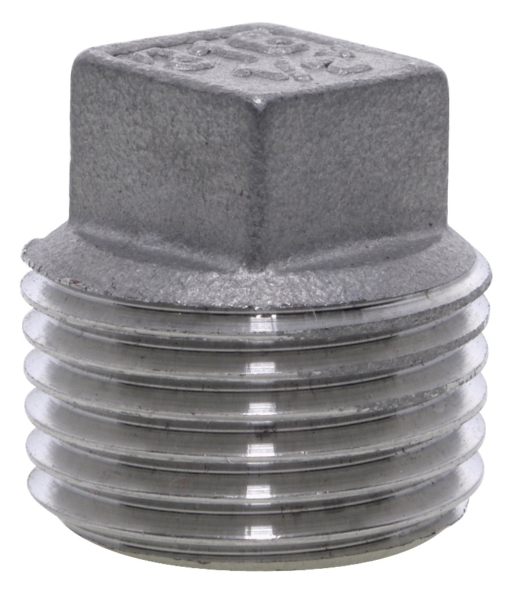 BSPT Square Head Plug 150LB 316 Stainless Steel - NERO Pipeline ...