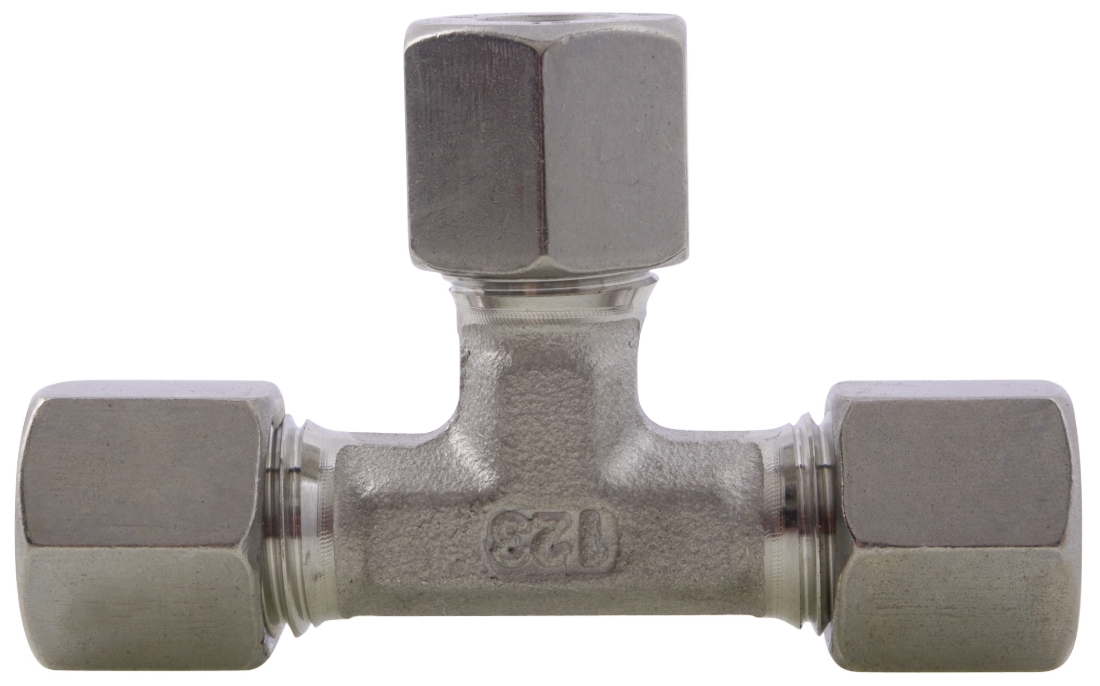 Equal Tee Single Ferrule Compression 316 Stainless Steel - NERO ...