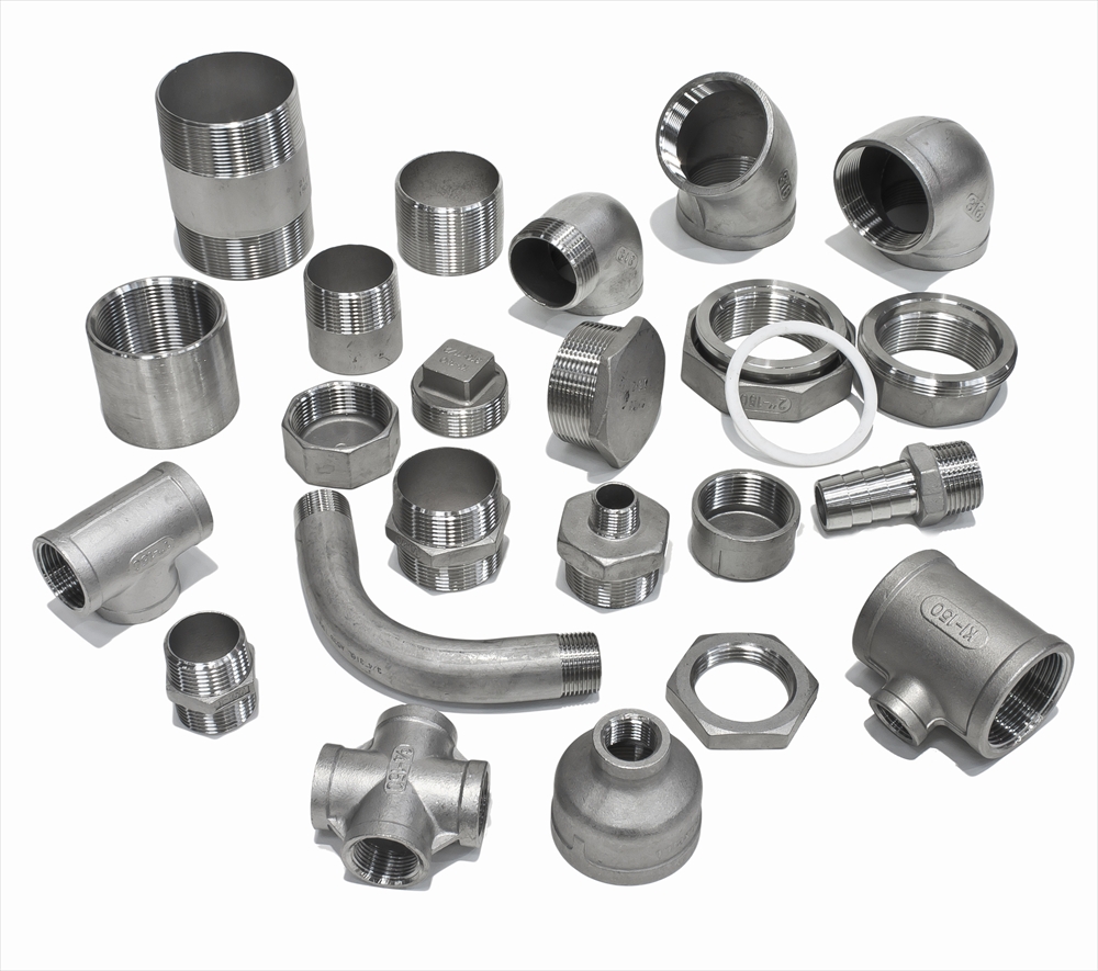 150lb BSP Threaded Fittings Stainless Steel 316 NERO Pipeline