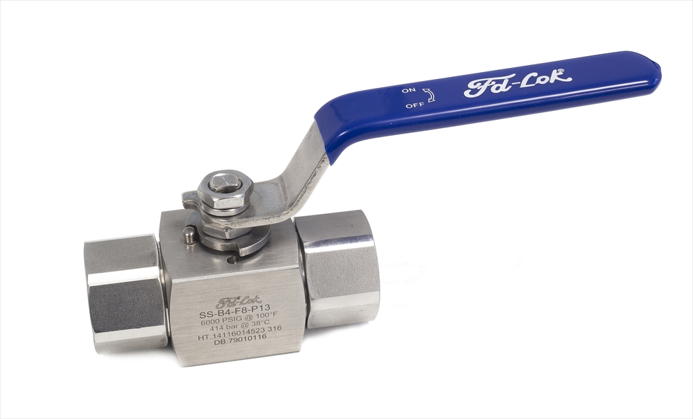 6000 PSI Reduced Bore Instrumentation Ball Valve BSPP 316 Stainless ...