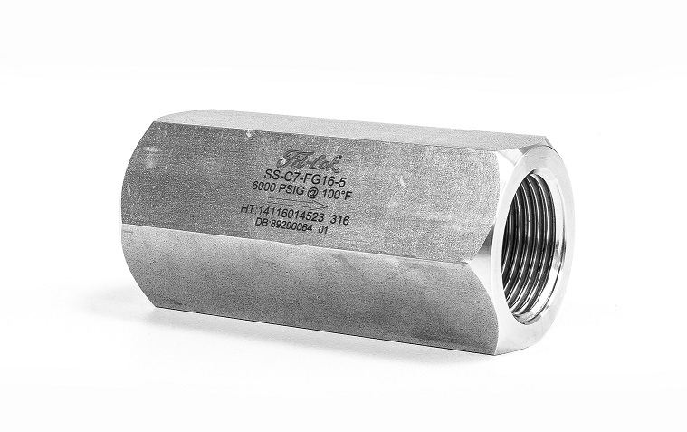 Piston Check Valve NPT 6000 PSI 316 Stainless Steel - NERO Pipeline ...